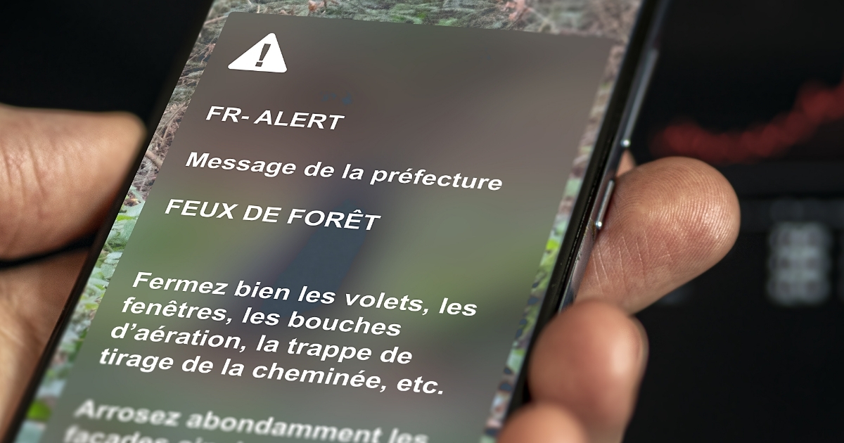 FR-ALERT, un nouveau système d’alerte sur mobile pour la France